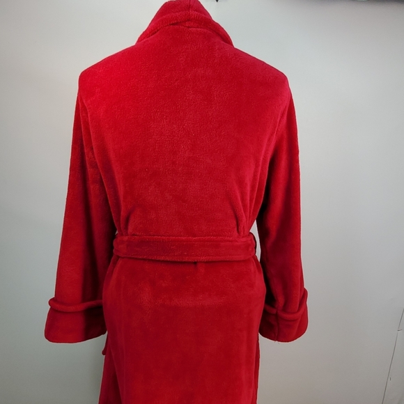 Charter Club | Intimates & Sleepwear | Charter Club Red Fleece Robe ...
